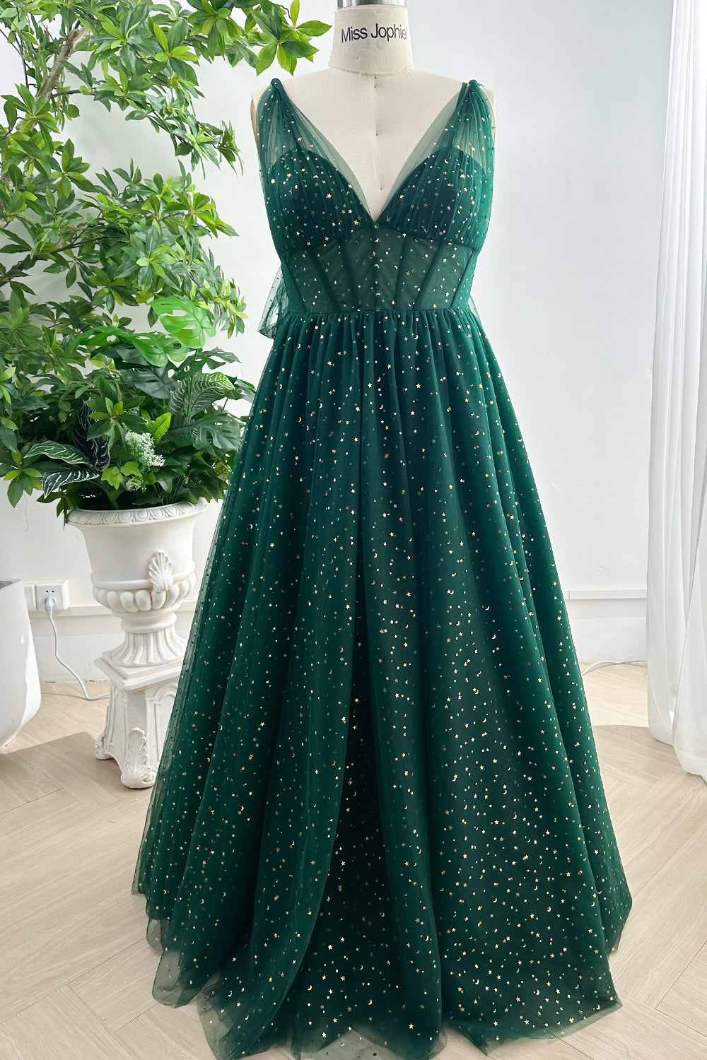 MissJophiel Infinity Corset Stars Tulle Long Dress