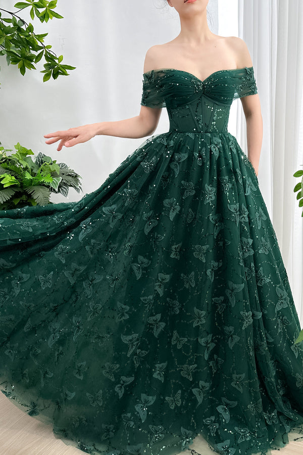 Fascinating Corset Off The Shoulder Dress Images